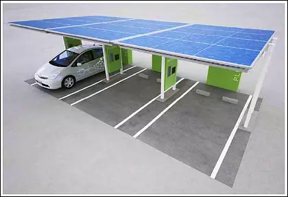 El estacionamiento solar se construirá en Japón.