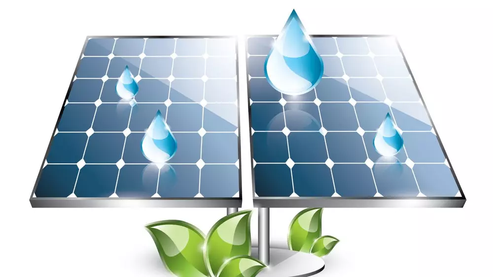 Jauns hibrīda saules panelis ražo enerģiju ar saules un lietus pilienu palīdzību