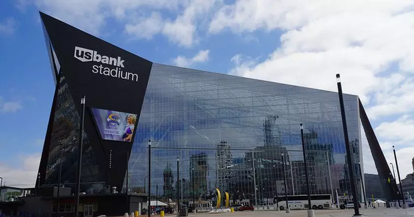 Estadio Energía eficiente de los Estados Unidos. El estadio del banco en Minnesota está listo para la Super Copa.