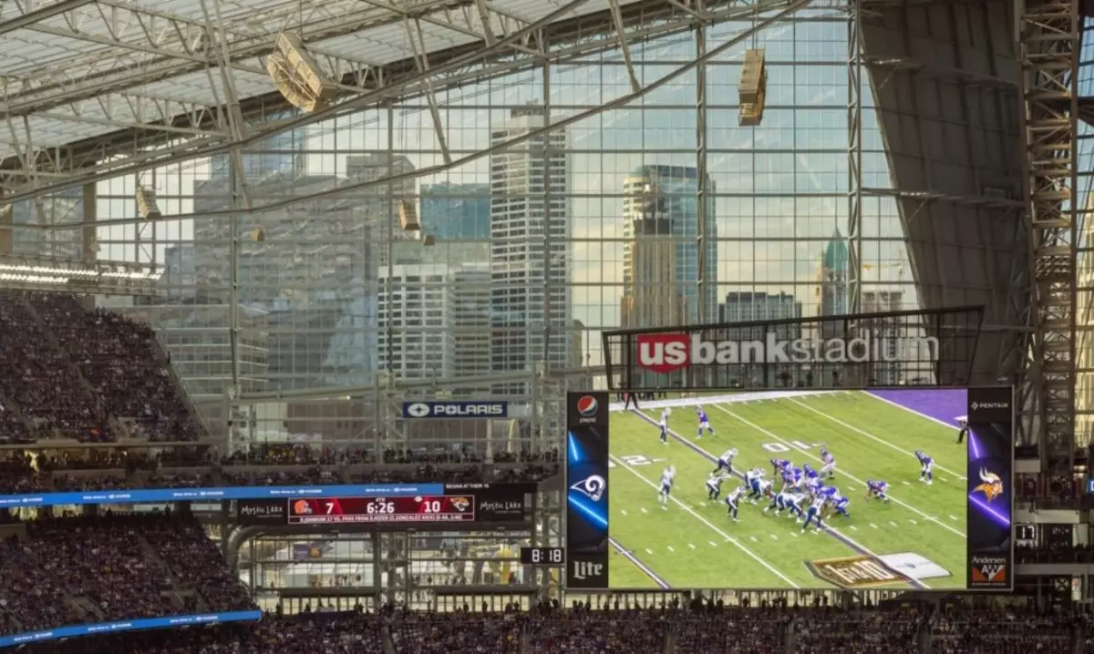 Enerji səmərəli stadion ABŞ Minnesota-da Bank stadionu Super Kuboka hazırdır