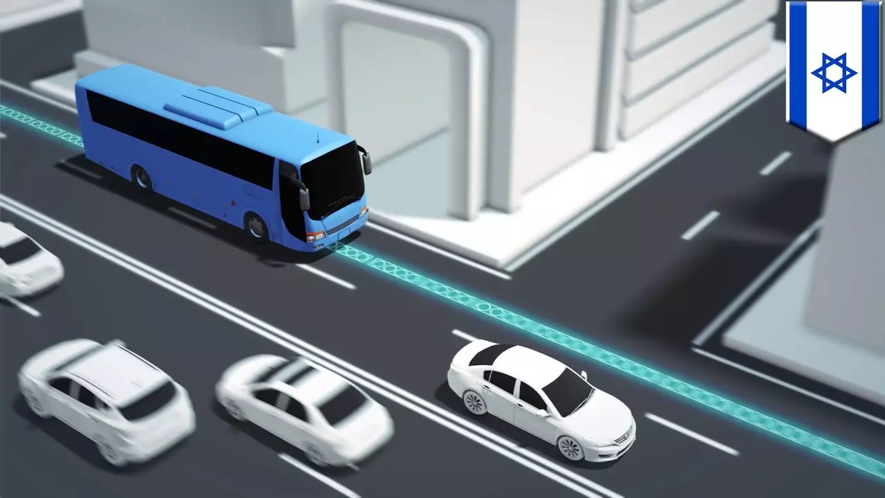 Израелската автобусна компания инвестира 2,2 милиона долара в безжични електрически пътища
