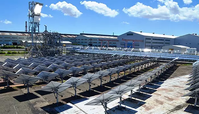 Test av hybridkraftverket av koncentrerad solenergi började. Facepla.net senaste ekologi nyheter