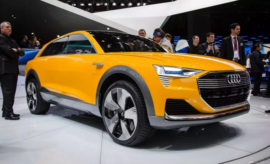 Audi e emela ho sebelisa hydrogen Concept Audi H-Tron Quattro