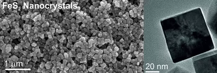 Nanocrystals Pyrite mar rogha eile saor ar litiam i cadhnraí