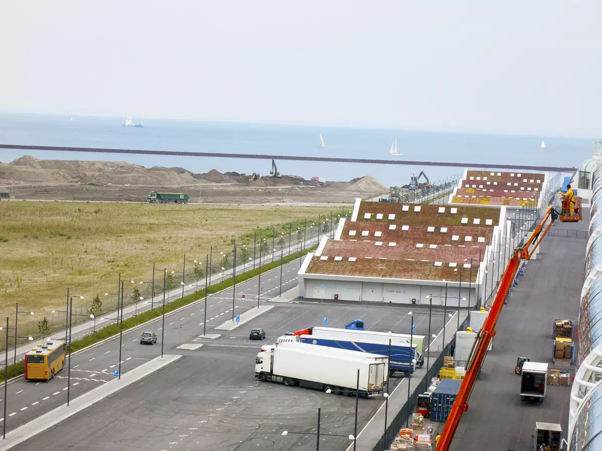 Terminal sustentável de navios de cruzeiro em Copenhague