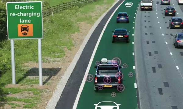 Verenigd Koninkrijk test elektrische wegen die elektrische voertuigen opladen. FacePla.net Laatste ecologie Nieuws