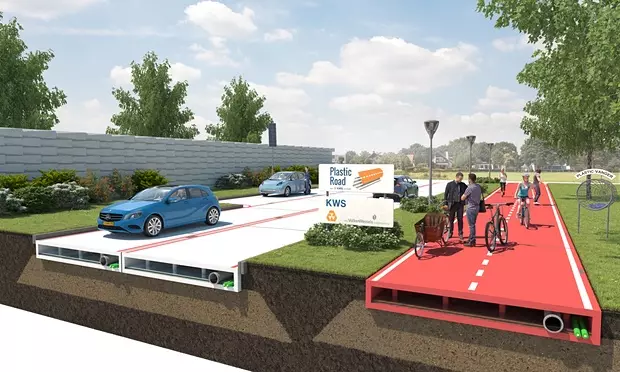 Rotterdam plans to build roads from recycled plastic. Facepla.net latest ecology news