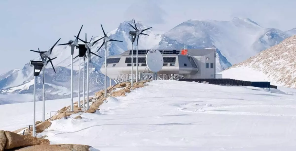 Overview of the world's first waste-free research station in Antarctica. Part 2