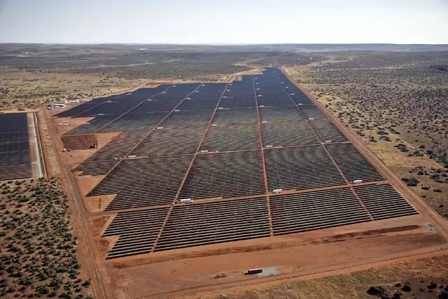 A maior estação solar de energia da África