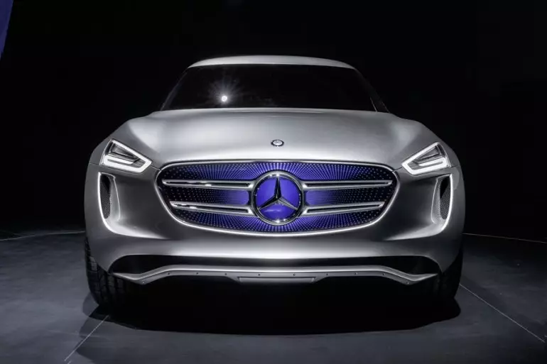 The paint of the new concept of Mercedes converts the energy of the sun and wind