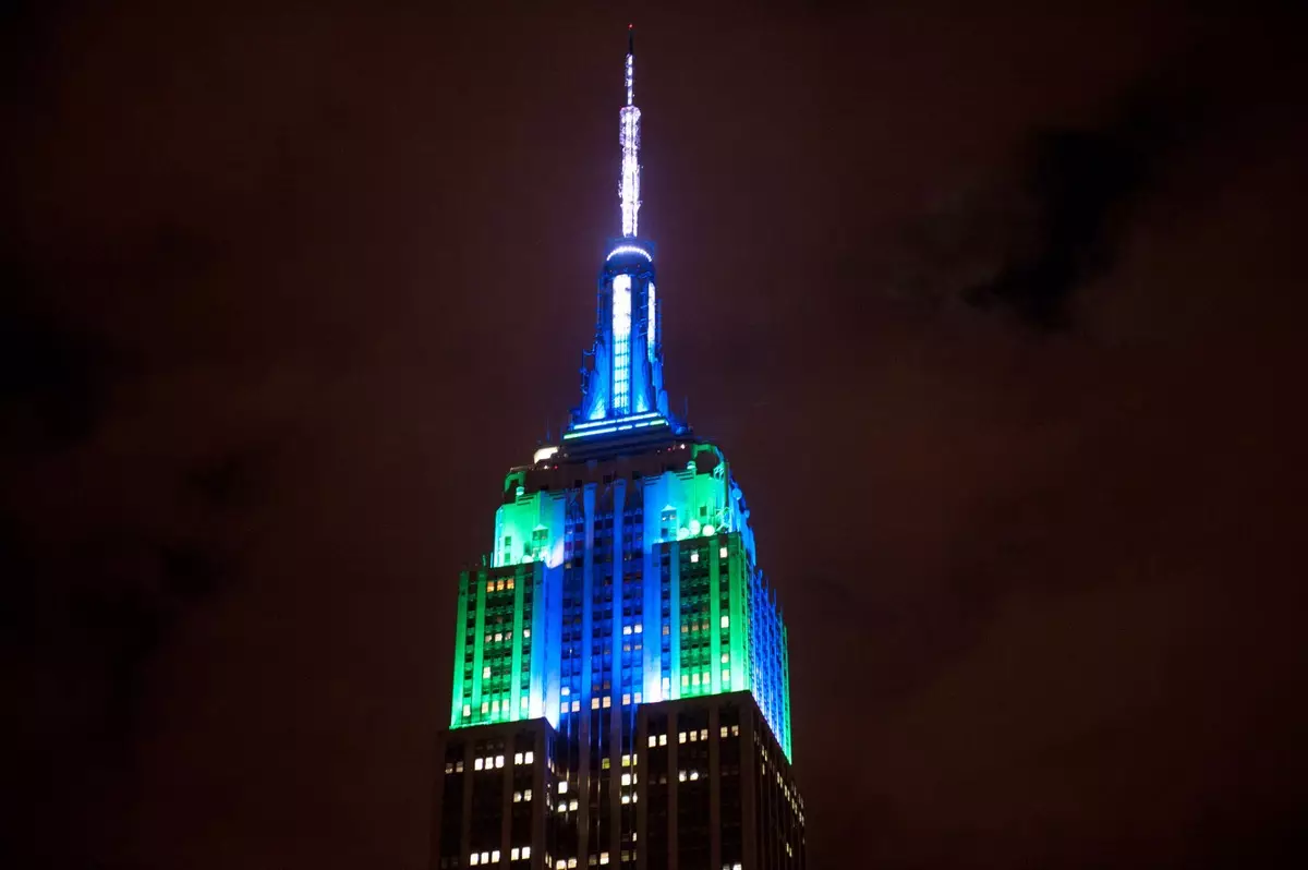 Light Halloween Vis 2014 på Empire State Building