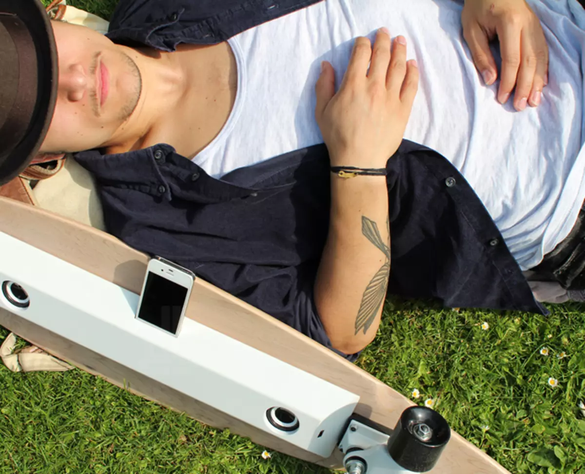 Skateboard opladen van uw smartphone