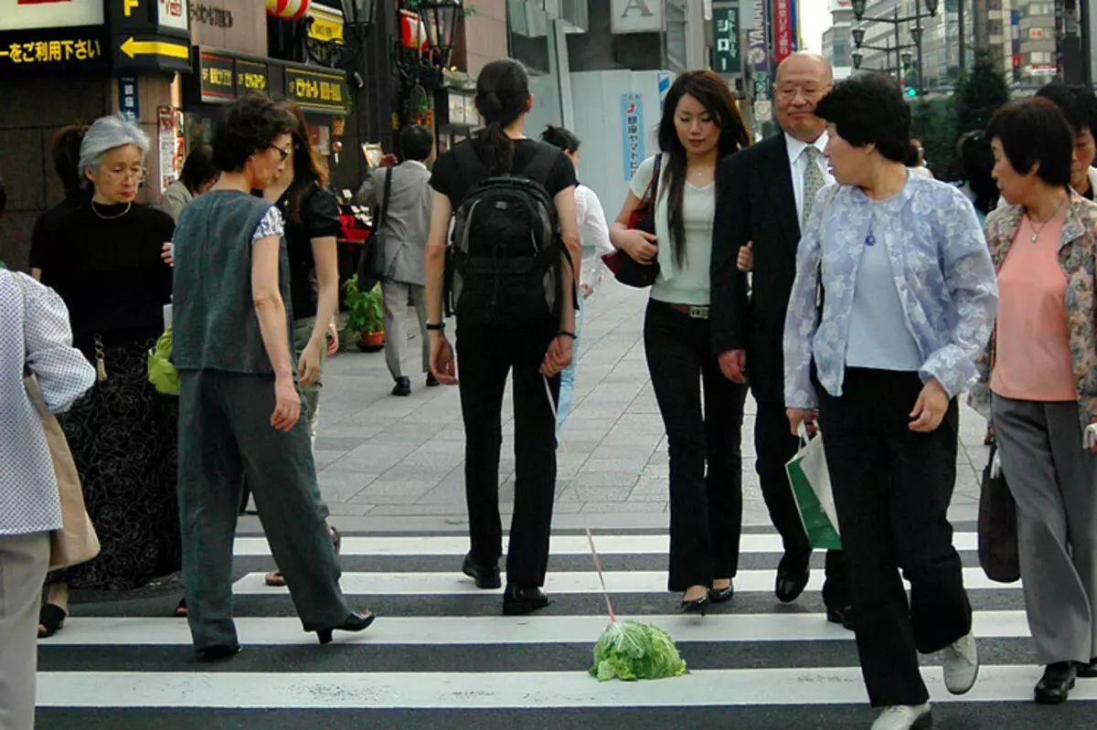 Tại sao người Trung Quốc đi bộ với bắp cải?