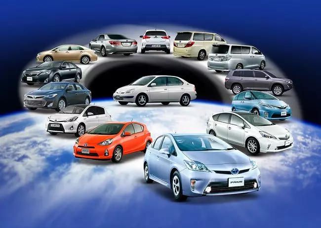 Todos os carros híbridos Toyota