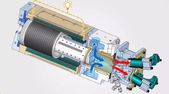 Mesin pembakaran internal listrik dari Toyota