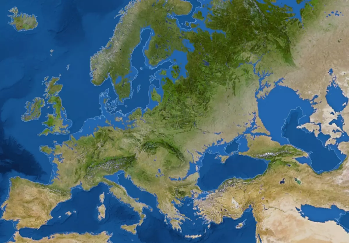 Мапа поплаве Европе