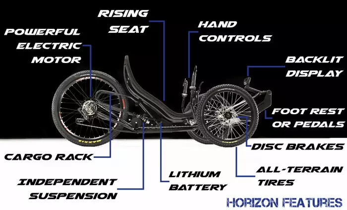 전기 Tricycle Horizon Trike - 특징