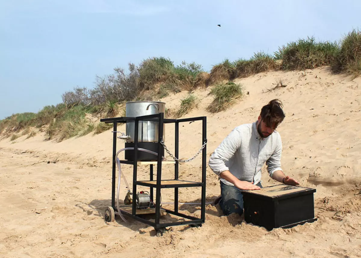 Konstruksiemateriaal van sand, urine en bakterieë. Facepla.net Latest Ecology News