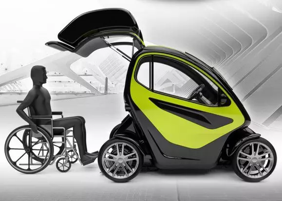 Equal - Compact electric vehicle for people with disabilities