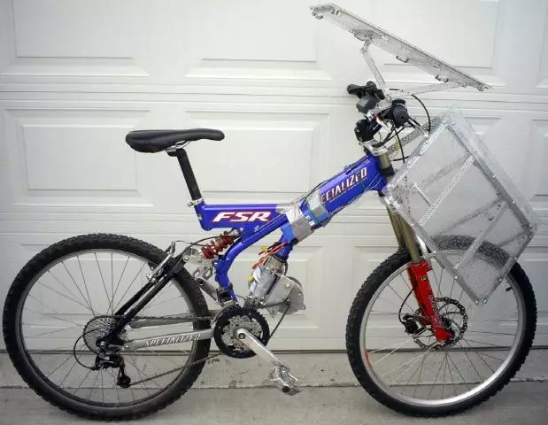Bicicleta eléctrica en energía solar.