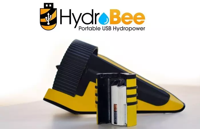 Hydrobee - Mida de la central hidroelèctrica del banc de cervesa