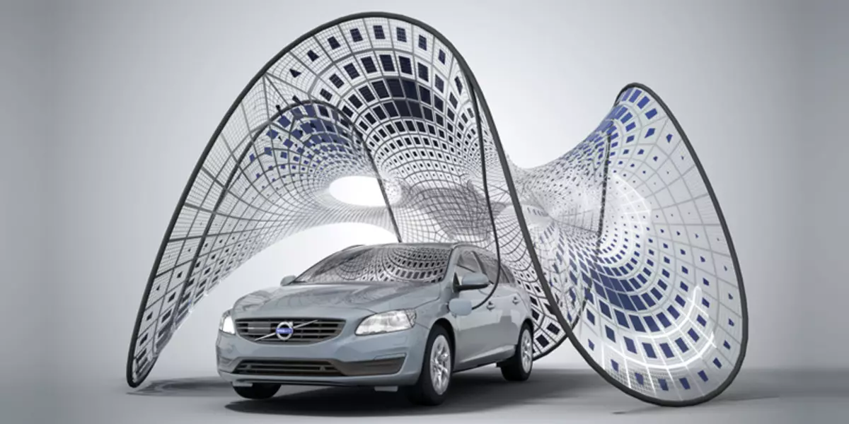 Volvo V60 Pure Voltage Pavilion (Pure Tension Volvo V60 paviljoen)