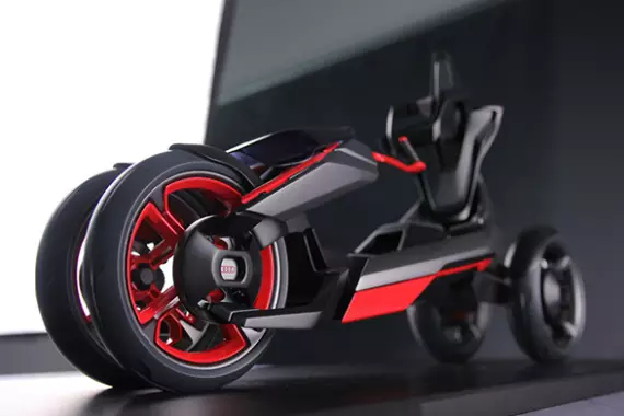 Electricotocycle pada empat roda Audi Nexus