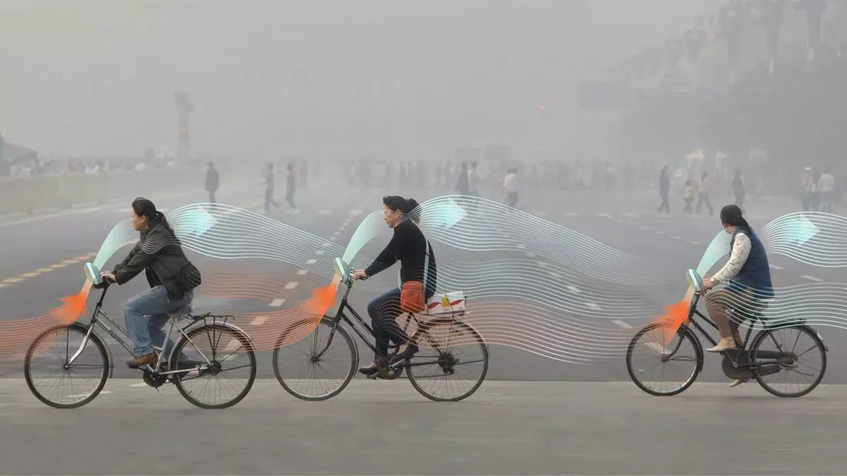 دوچرخه که هوا را پاک می کند. آخرین اخبار زیست محیطی facepla.net