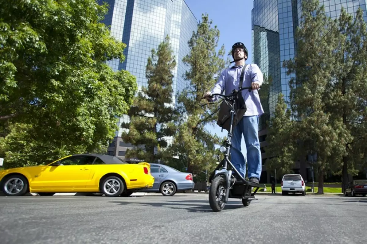 Solar Energy Scooter.