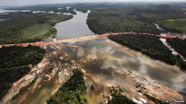 热带森林维持水力发电厂的能源生产