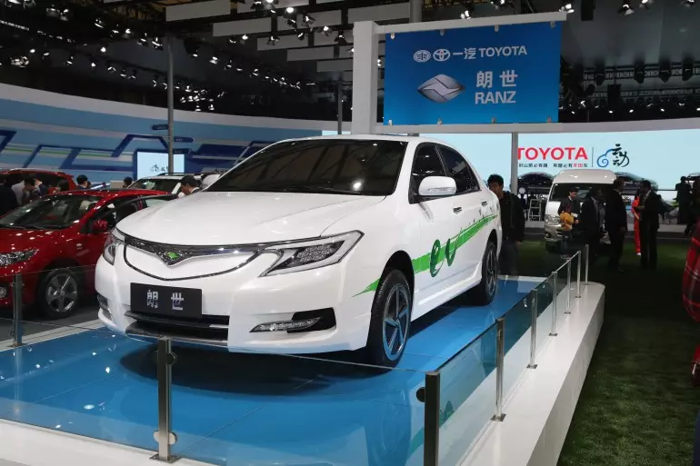 Elektromos Toyota a kínai piacon