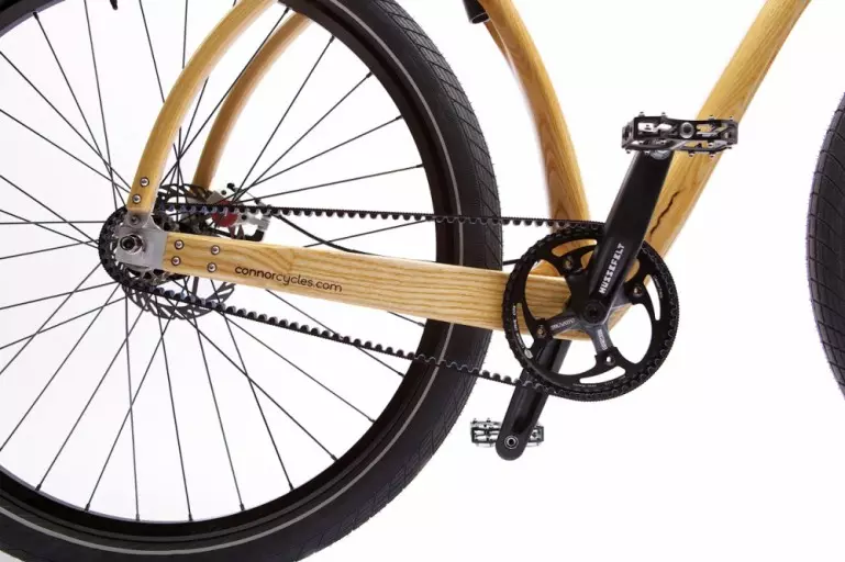 Дървен Woody Scorcher Bike - предаване на колана