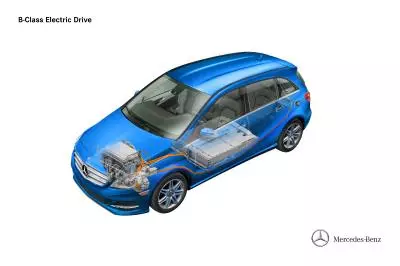 Mercedes-Benz B-Klass Elektresch Drive - Layout