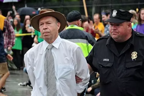 Rally van de leiders van de grootste organisaties van de Verenigde Staten tegen Obama-politiek