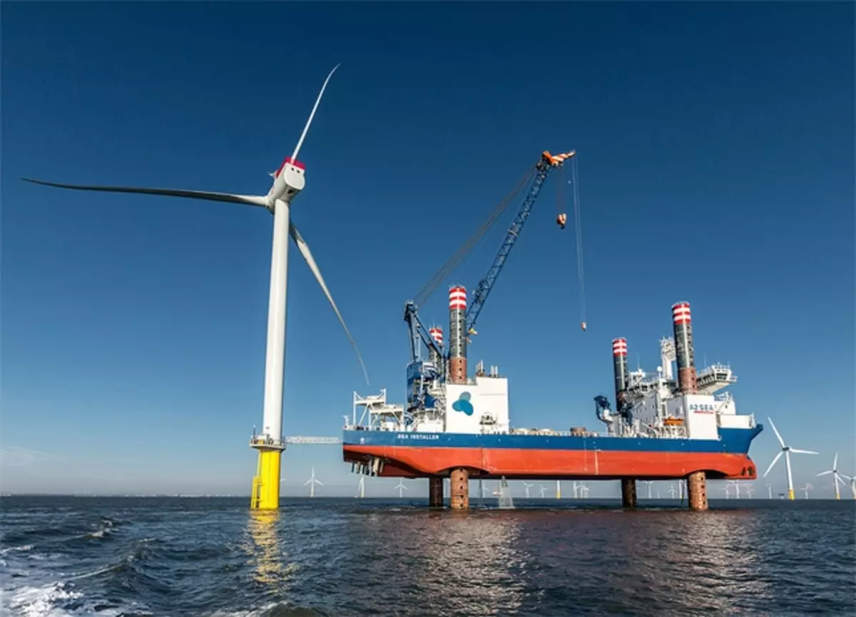 Installation de nouvelles turbines éoliennes de 150 mètres sur Gunfleet Sands III