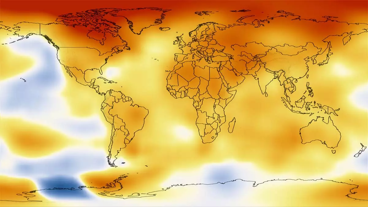 NASA: 2012 était 9M le plus chaud de l'histoire des observations