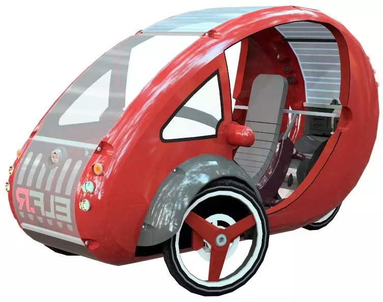 Elf - Electric Cycol mit Solarpanel