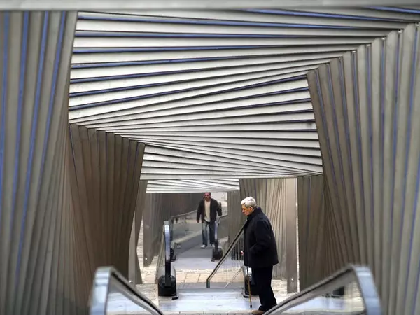 Escalateur urbain à Vitoria