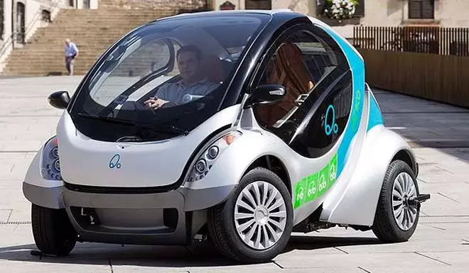 Էլեկտրական մեքենա Hiriko Citycar ev