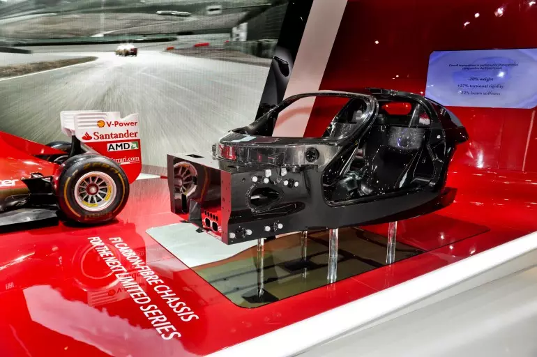 Ferrari - Tecnología de automóviles Fórmula 1 en un automóvil híbrido