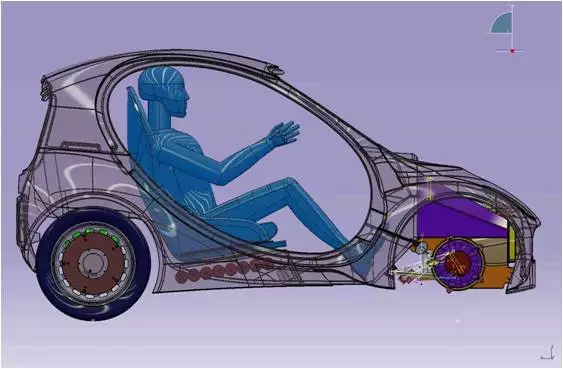 RiversImple Car Hydrogen Car Urban