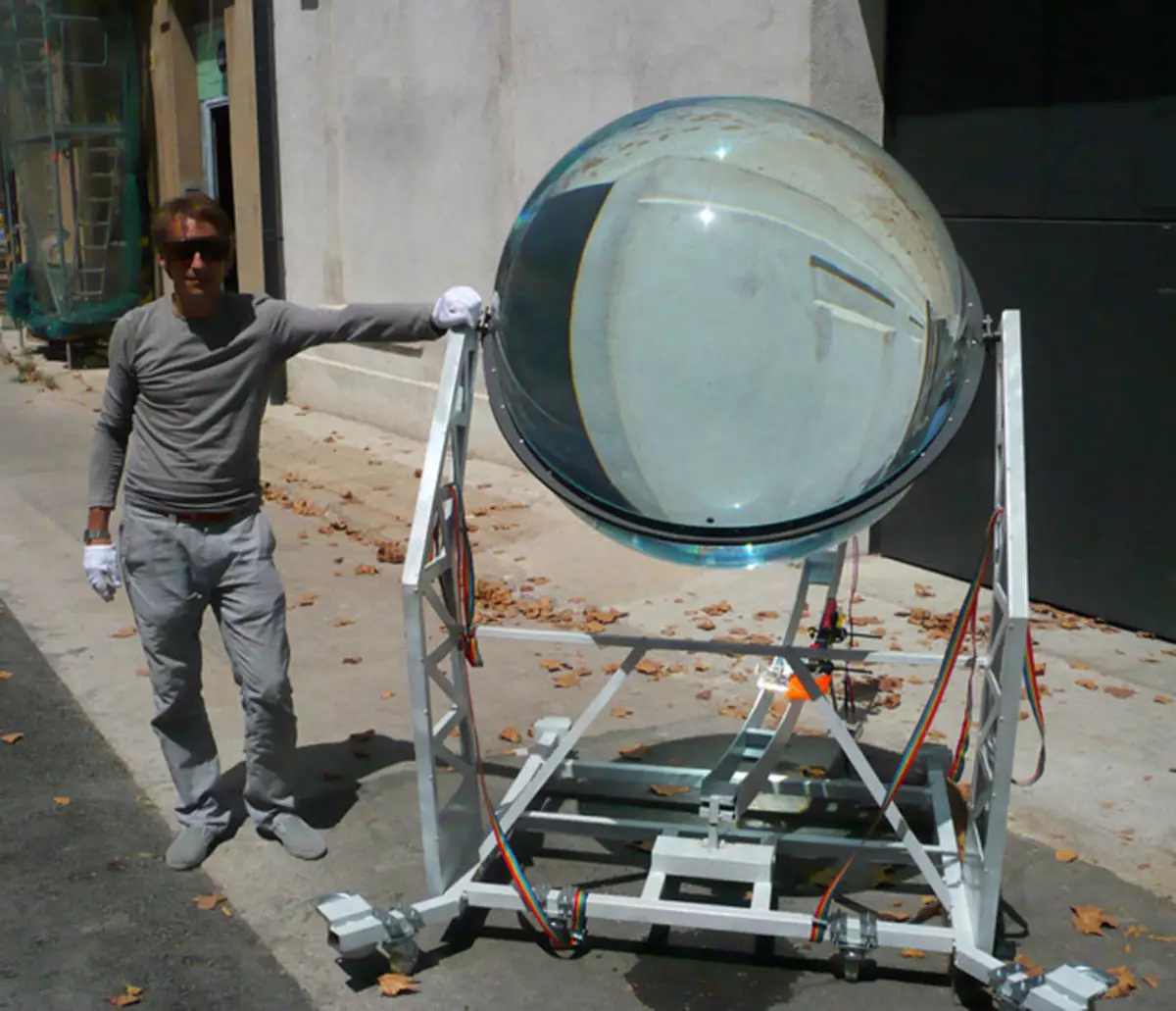 玻璃球 - 太阳能集中器