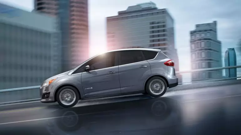 Hybrid Charged Electric Mobile Ford C-Max 2013