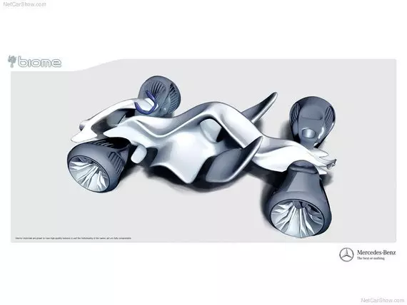 Struktur inboard konsep biome Mercedes