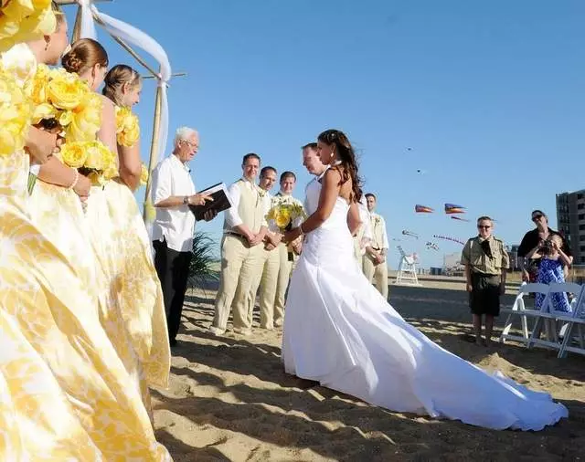 حفل زفاف على الشاطئ - الاتجاه الحديث، بيئة ودية ومحفظة