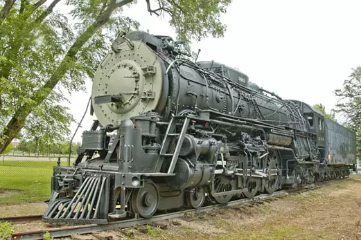 Testlokomotive nach kosmetischer Restauration