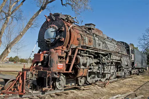 Test lokomotiv til kosmetisk restaurering