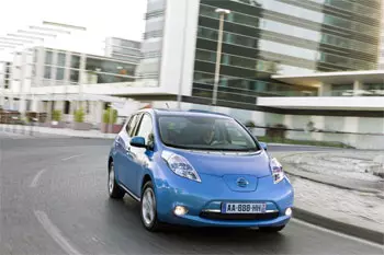 Elektromobile Nissan Leaf.