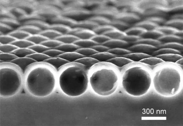 Stock foto ram shtresë e vetme nanogylz nga silic nanocrystalline