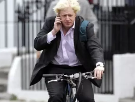 Boris Johnson - 伦敦市长 - 急忙上班